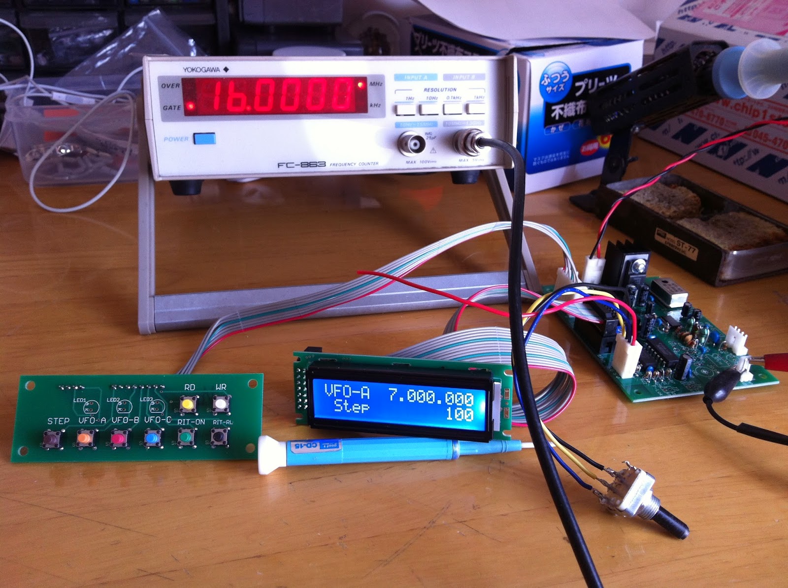 JO1ACW: Wave Denshi DDS VFO Kit