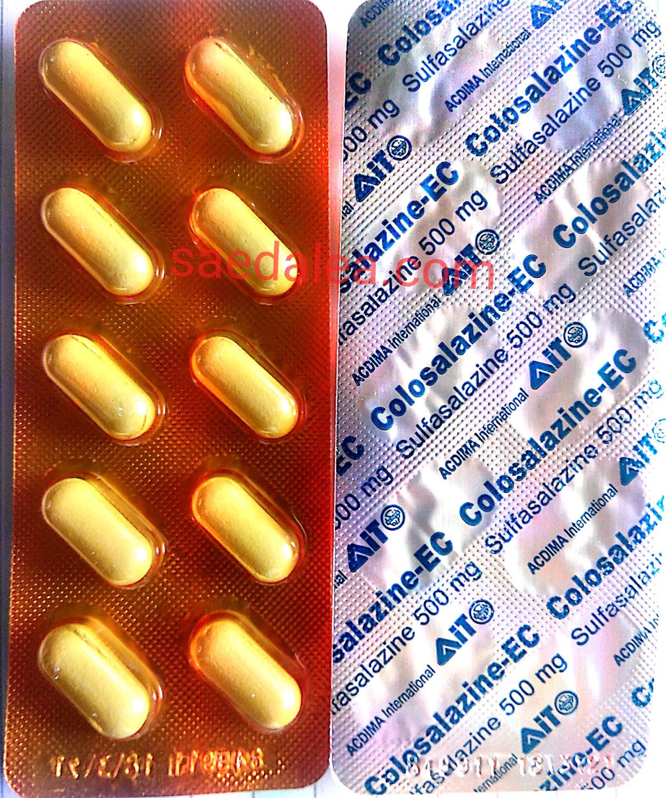 كولوسالازين _ إي سي Colosalazine _ EC لعلاج حالات التهاب القاولون التقرحي