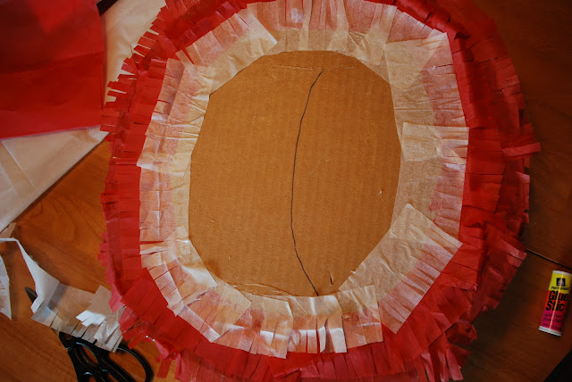Sunshine and a Summer Breeze: DIY Captain America Shield Pinata