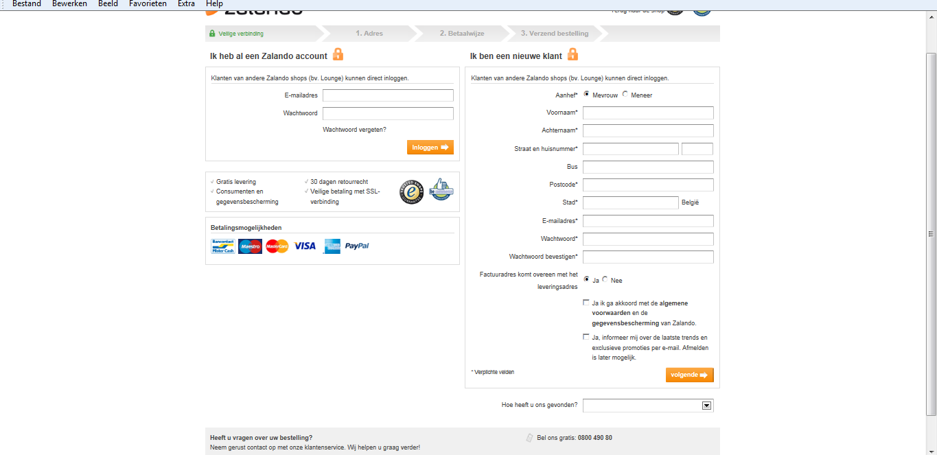 Linzie: Usability Zalando