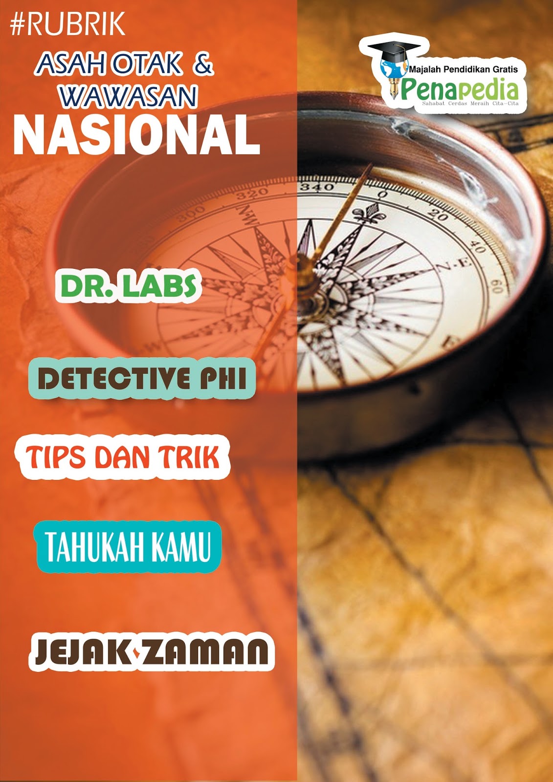 Penapedia Galeri: Sampul Rubrik Majalah Penapedia Edisi Agustus