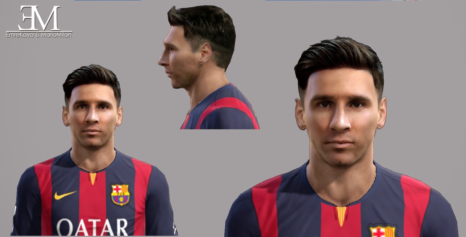 SANTARA PES: PES 2013 Lionel Messi Face by MarioMilan