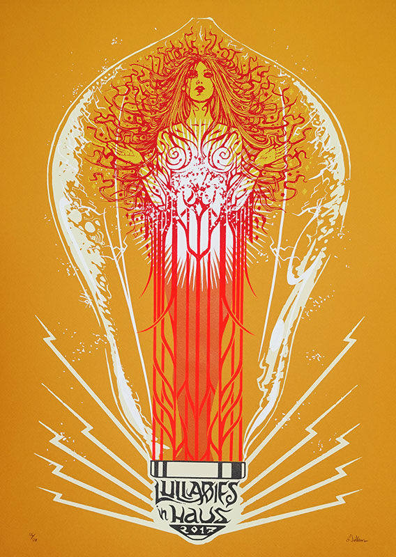 INSIDE THE ROCK POSTER FRAME BLOG: Malleus Lullabies in Haus Poster