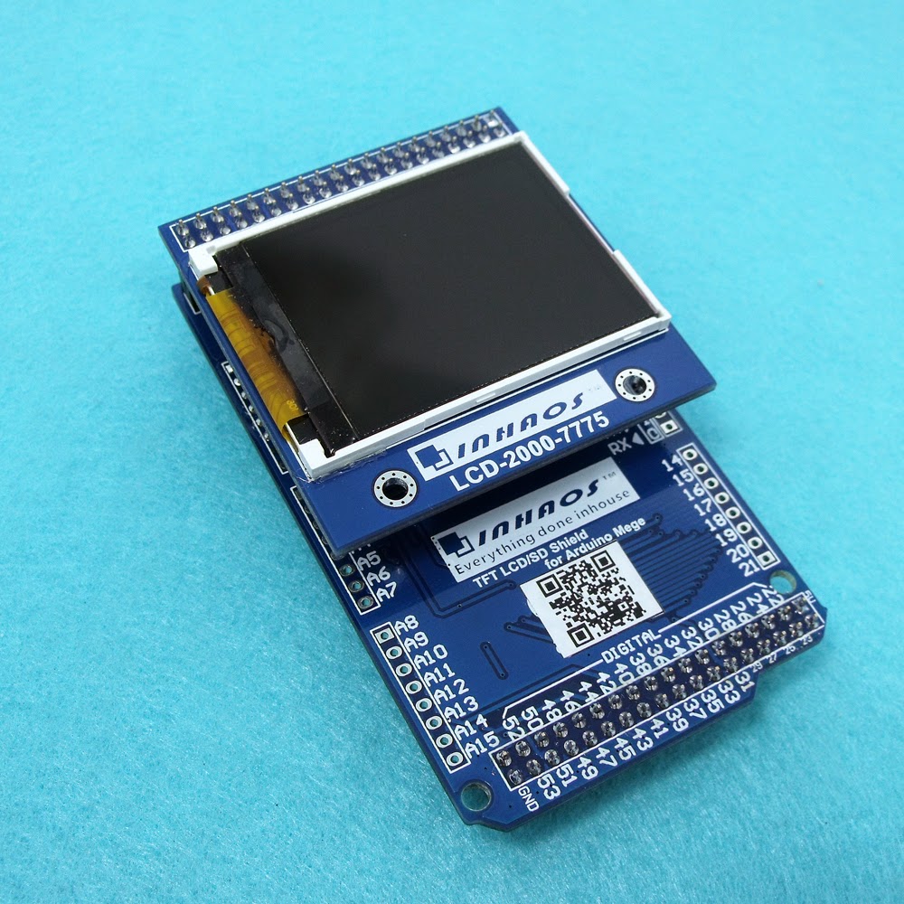 LCD-2000: LCD Development Kit 7775 with Mega 2560 2.0" TFT LCD Display ...