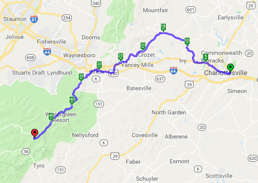 TransAm Day #4 Charlottesville VA to Love VA