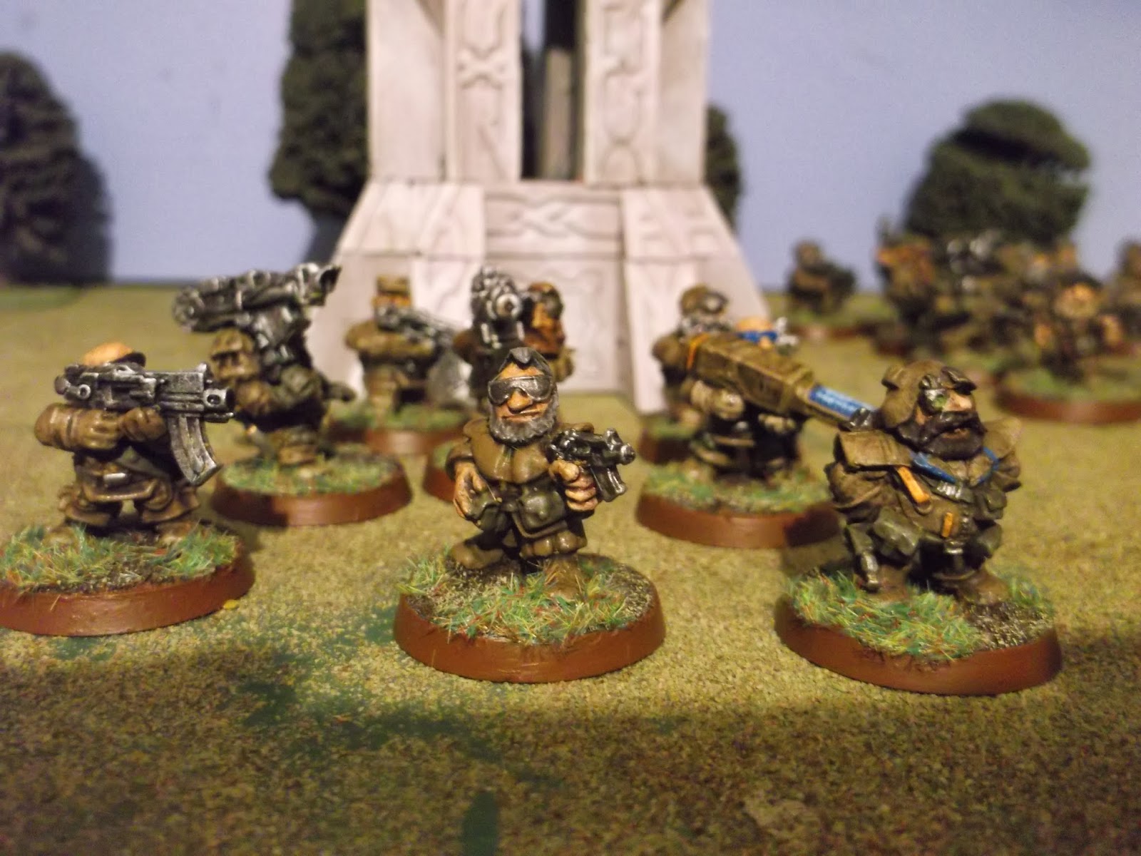 Goblin Lee's Miniatures Blog. : Squat Army Finished!
