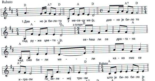 NOTE | DOMACE I STRANE: DAVNO JE BILO TO / DOĐI DRAGO DOVEČE U SELO ...