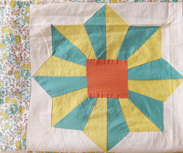 Cloud of Quilt Patterns: Sunbeam