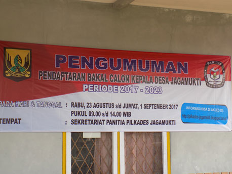 Panduan Lengkap Pilkades Jagamukti Kec. Surade - Sukabumi: Spanduk ...