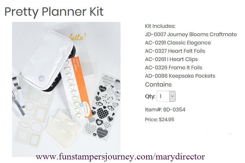 KreatesKards Journey: Make Your Mark Planner Kits Contents Explained ...