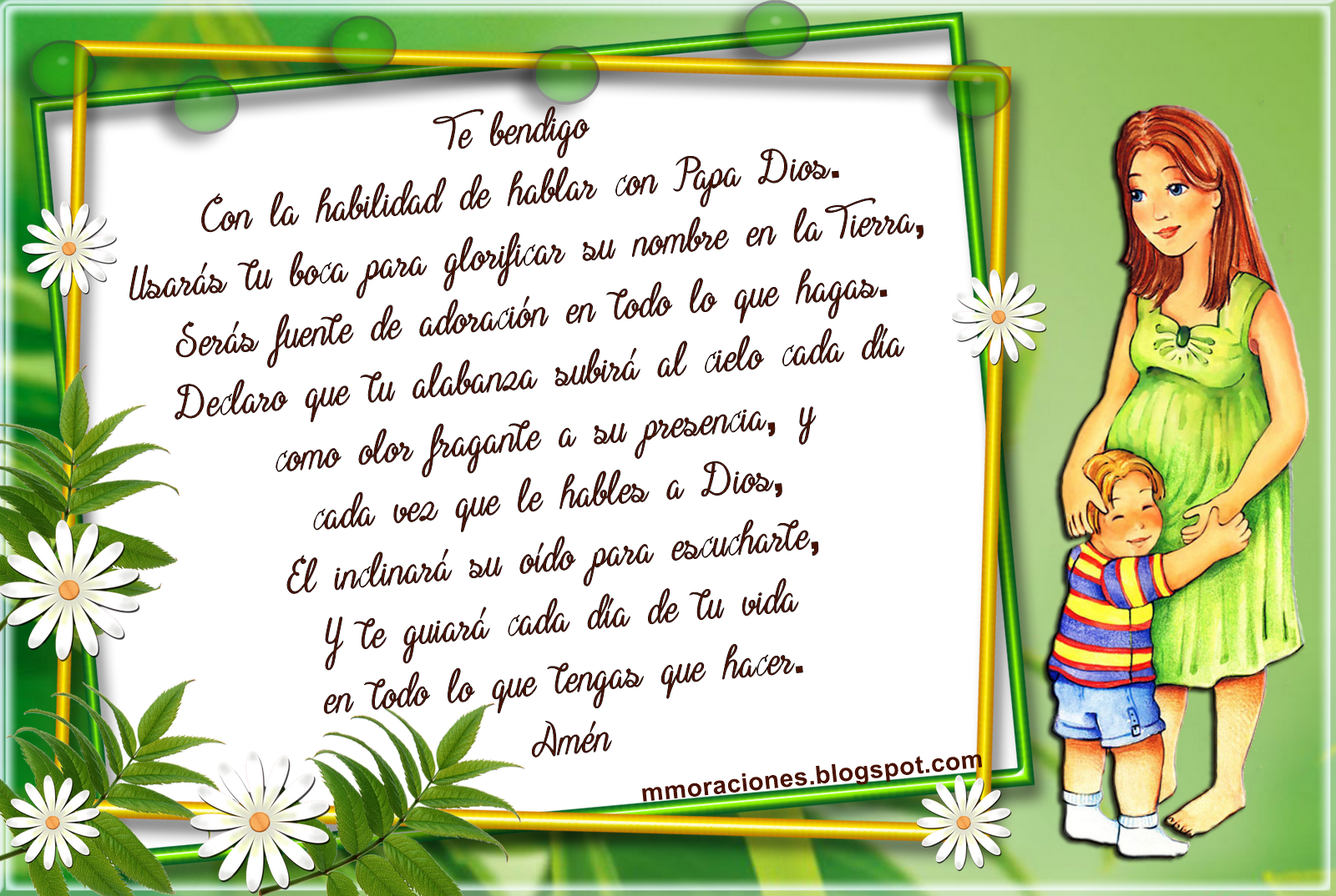 ORACIONES : BENDICION PARA MI BEBE