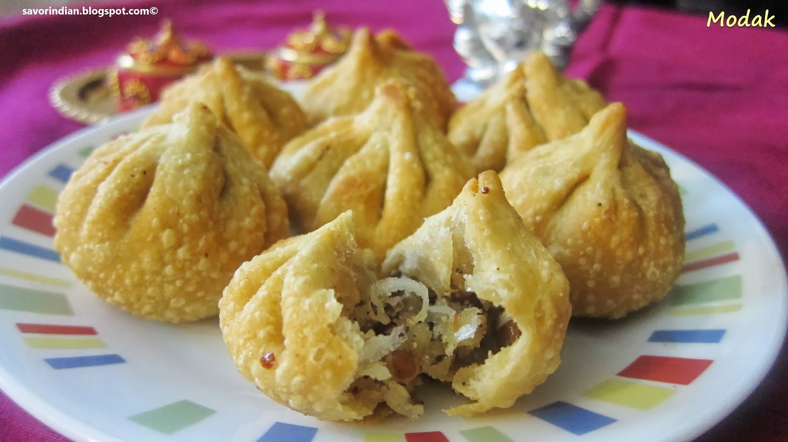 Modak Recipe (Fried Modak) | Easy Indian Recipes