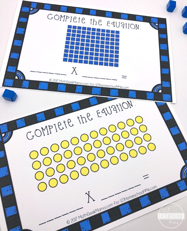 FREE Interactive Multiplication Mats
