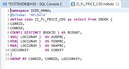 SAP HANA Central : Unfair speed test – ABAP CDS on ASE vs HANA CDS on HANA