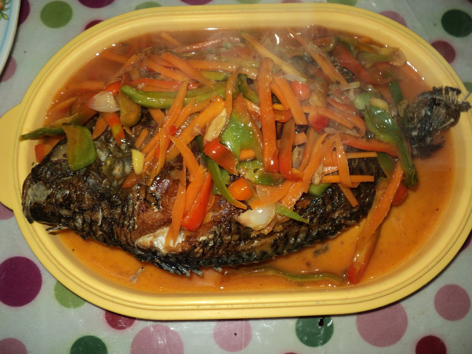 Filipino Recipe: Fish Escabeche Filipino Recipe