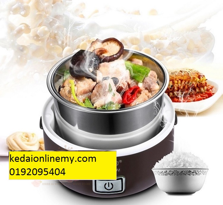Periuk Elektrik Mini Tiga Lapis Masakan Sampingan - kedai online