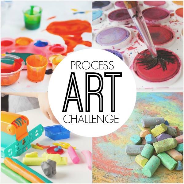 Shiny Materials Process Art Collage | School Time Snippets