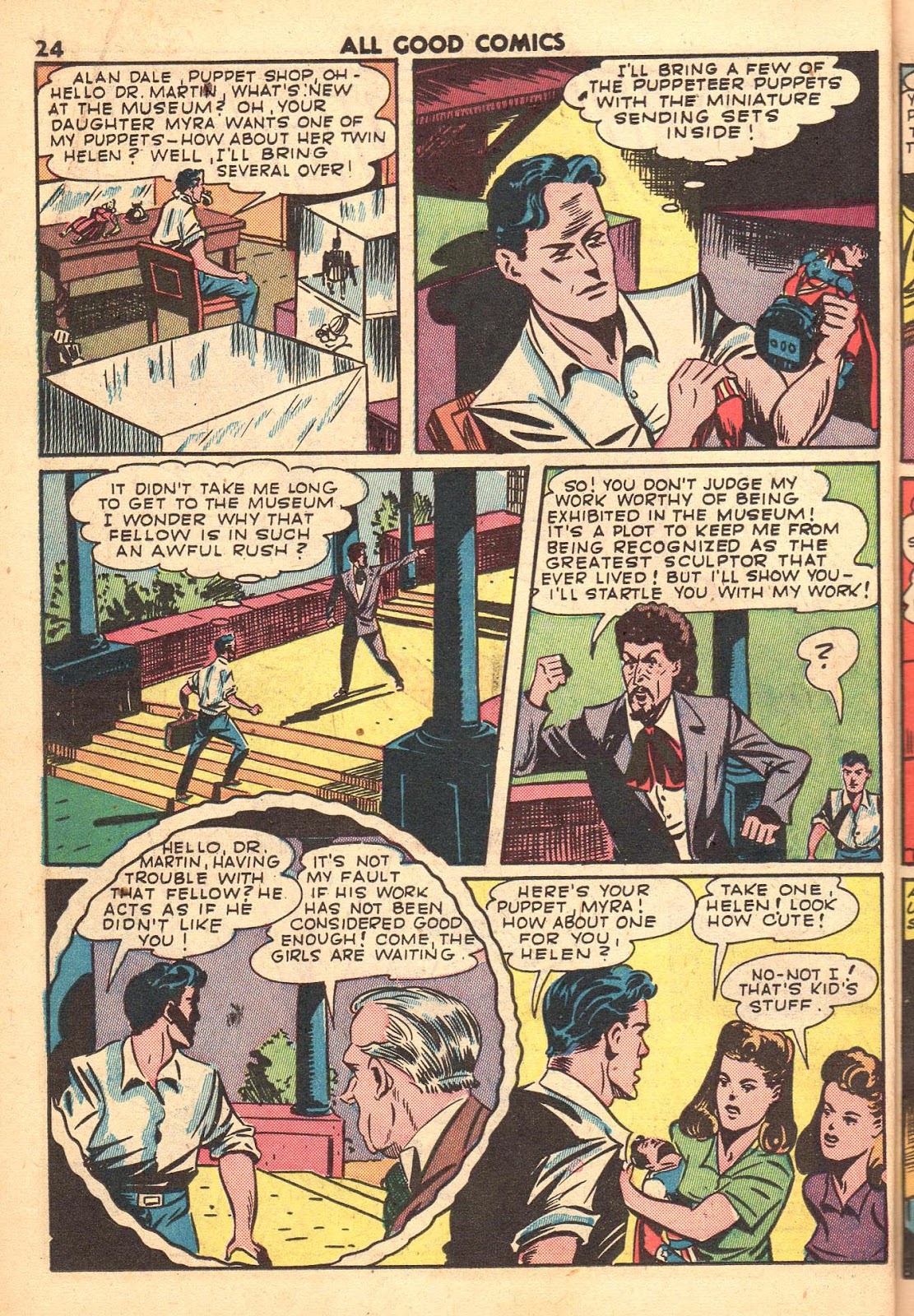 Four-Color Shadows: The Puppeteer-All Good Comics-1944