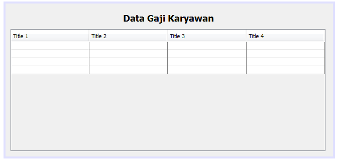 Menampilkan Data di Database MySQL pada JTable Netbeans - Belajar Coding
