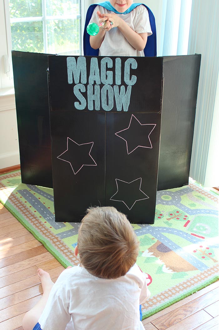 Put on a Disney Junior Inspired Magic Show with a DIY Magician's Table ...