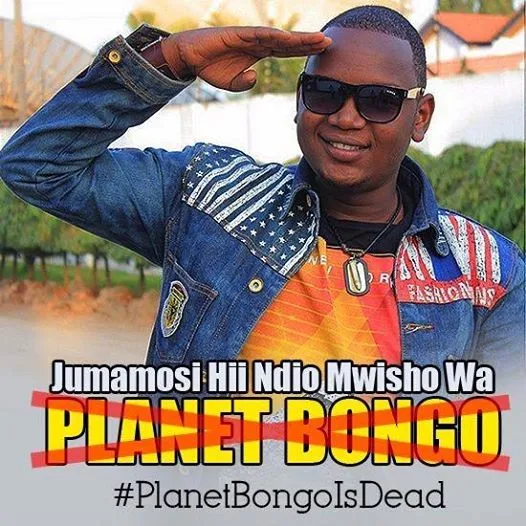 Dullah wa PLANET BONGO Kuwaaga Watazamaji wake..Hapata kuwa na Kipindi ...