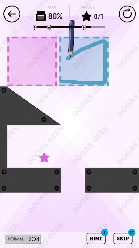 Draw Here Level 204 ~ Doors Geek