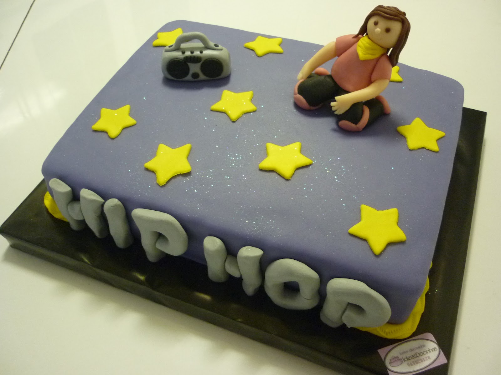 IdeiasDocinhas: Bolo Hip Hop