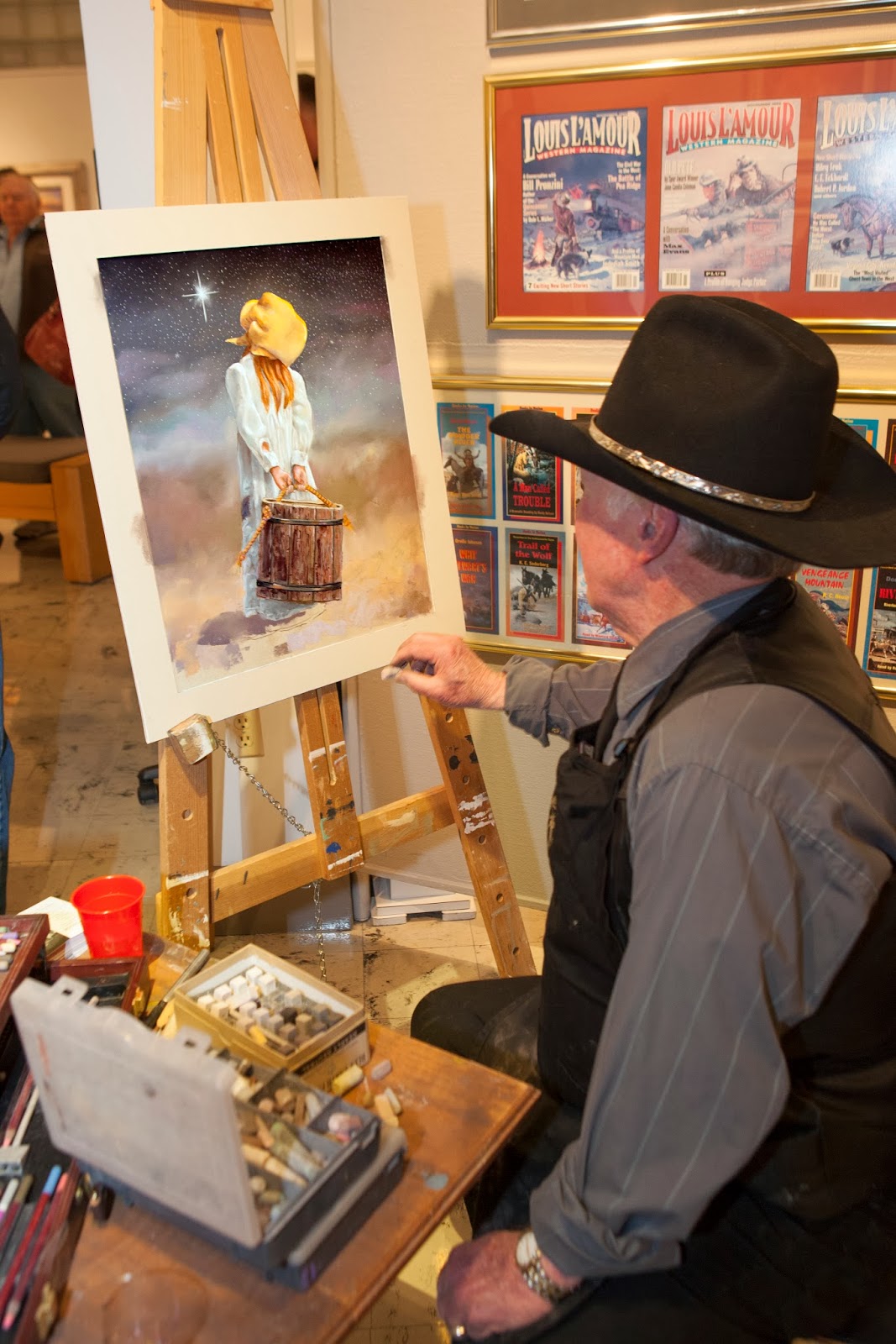 Larson Gallery Blog: Don Crook: Painting the West - The Opening.