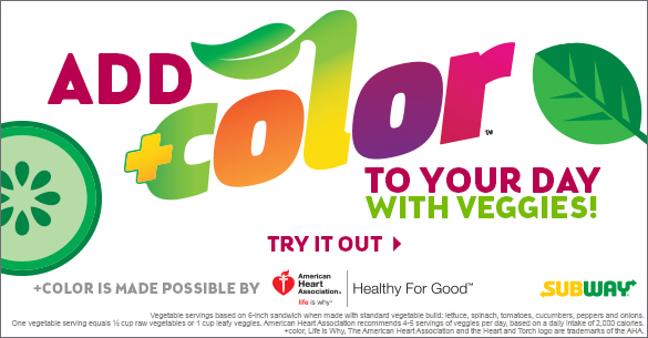 Find Your Colors In The New Year With SUBWAY® - Building Our Story