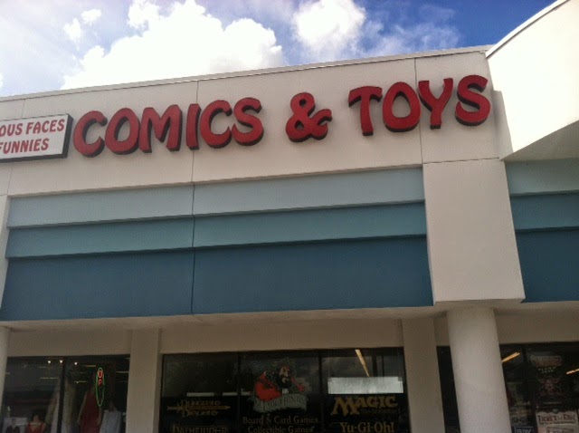 Comic Book Hunter & Gatherer: Comic Shop Review - Famous Faces and ...