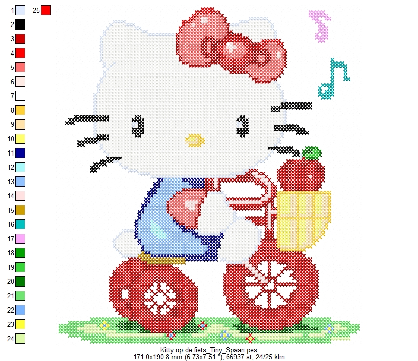 Cross Stitch : Hello Kitty Cross Stitch