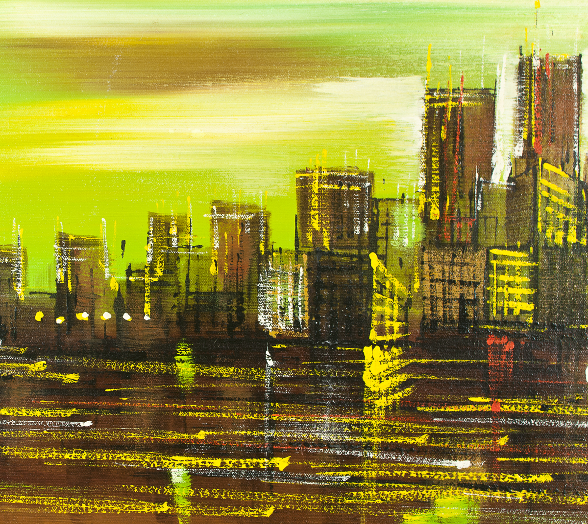 modern20: Mid Century Modern "R. Styles" Production Painting