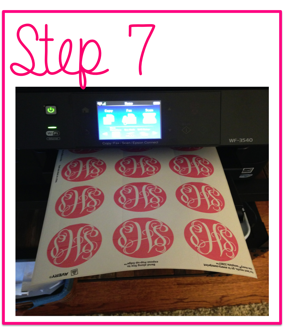 How To Make Monogrammed Stickers | The Monogrammed Life | Bloglovin’