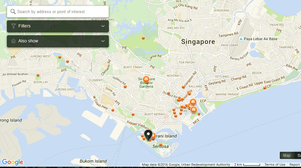 Images of Singapore LIVE Sentosa Island Map - Tourist Attractions in ...