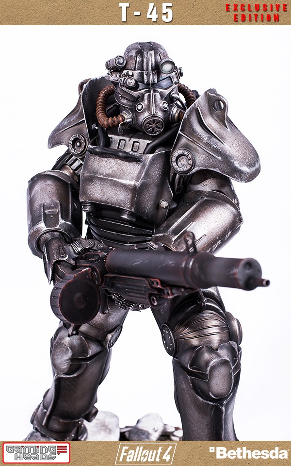 Fallout 4 - T-45 Regular Statue & Exclusive Statue 1/4 (Gaming Heads)