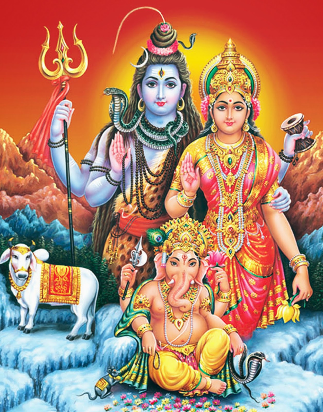 Gods-Leaders-Images-Drawings: Hindu Gods
