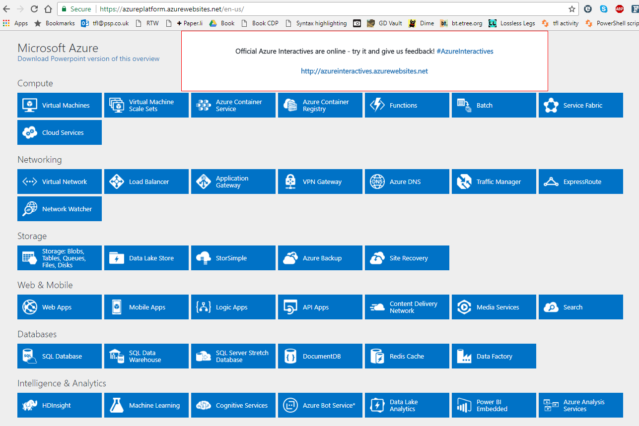 Under The Stairs: A Cool Azure Resource