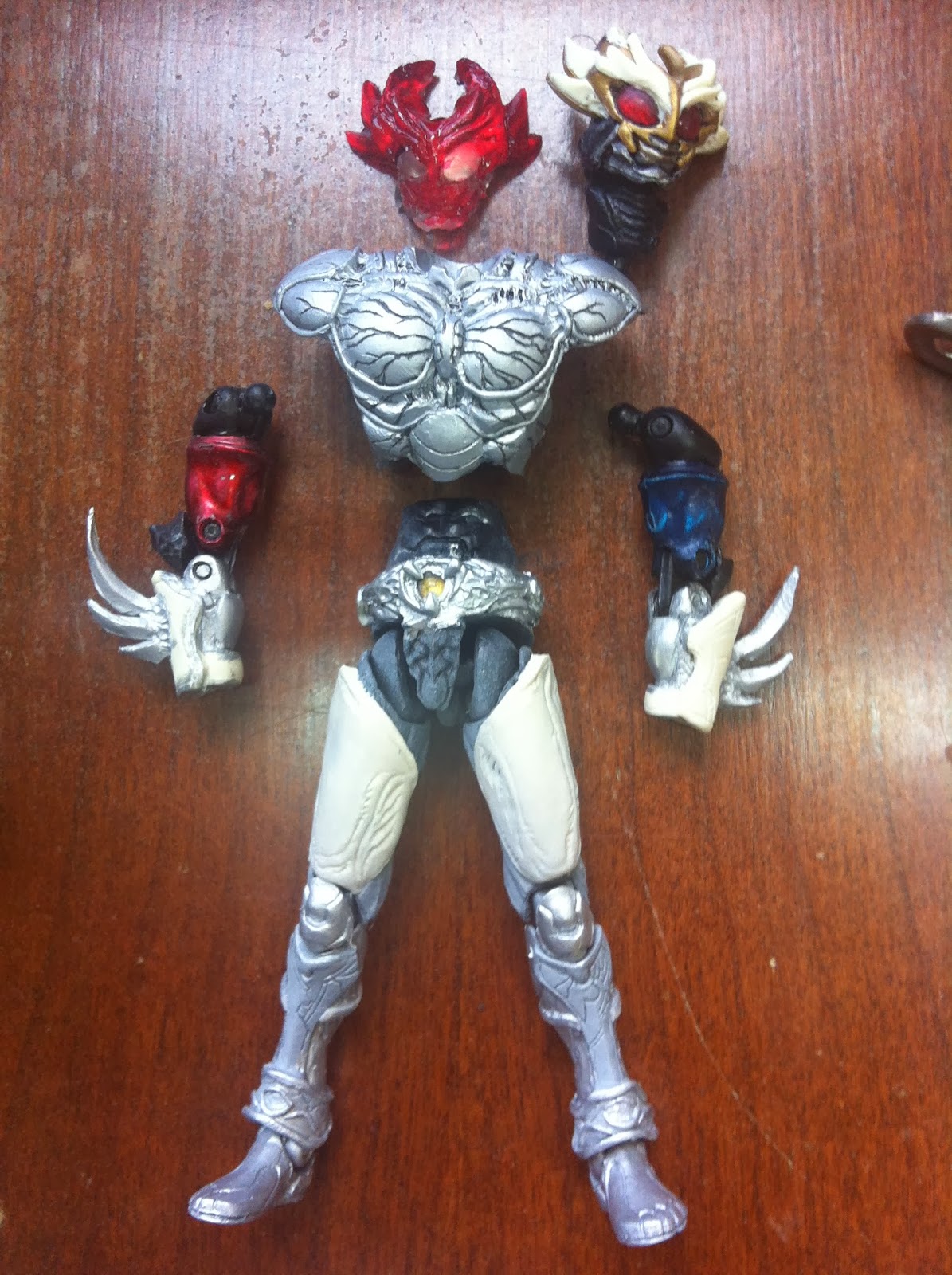 Kamen Rider World: Tutorial custom kiwami tamashii Agito Burning Form