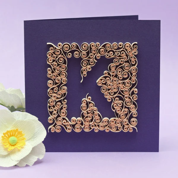 Learn to Quill Letters - Paper Zen Alphabet E-books