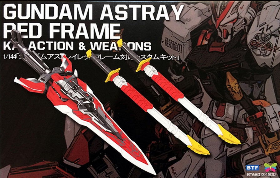 BTF: RG 1/144 Gundam Astray Red Frame Kai Optional Equipment Parts ...
