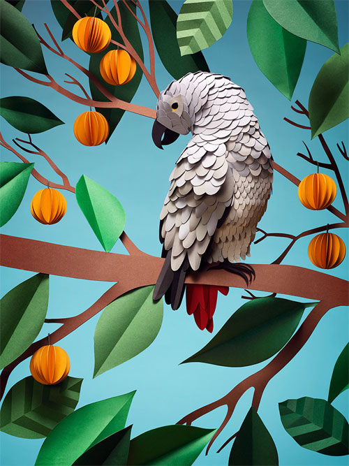 My Owl Barn: Detailed Paper Cut Sculptures