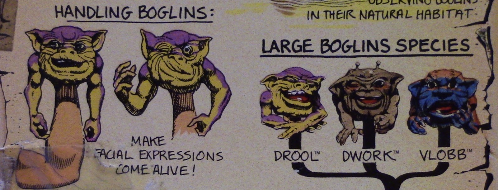 The Obscura Toy Files: Mattel Boglins: Mini Boglin Squeel (1988)