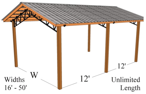 Donn: Wood Pole Barn Kits 8x10x12x14x16x18x20x22x24