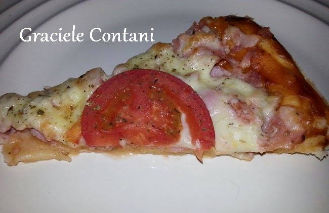 Pizza mista (presunto e queijo), de Graciele Contani - Espaço das ...