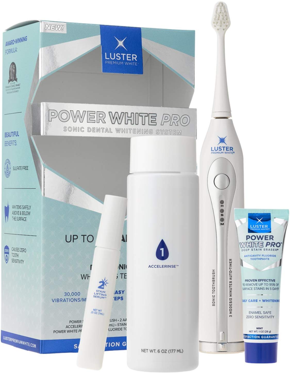 Luster Premium White Pro Sonic Dental Teeth Whitening System Giveaway ...