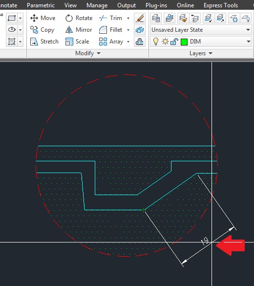 Menggunakan Aligned Dimensions - Ilmu Cad