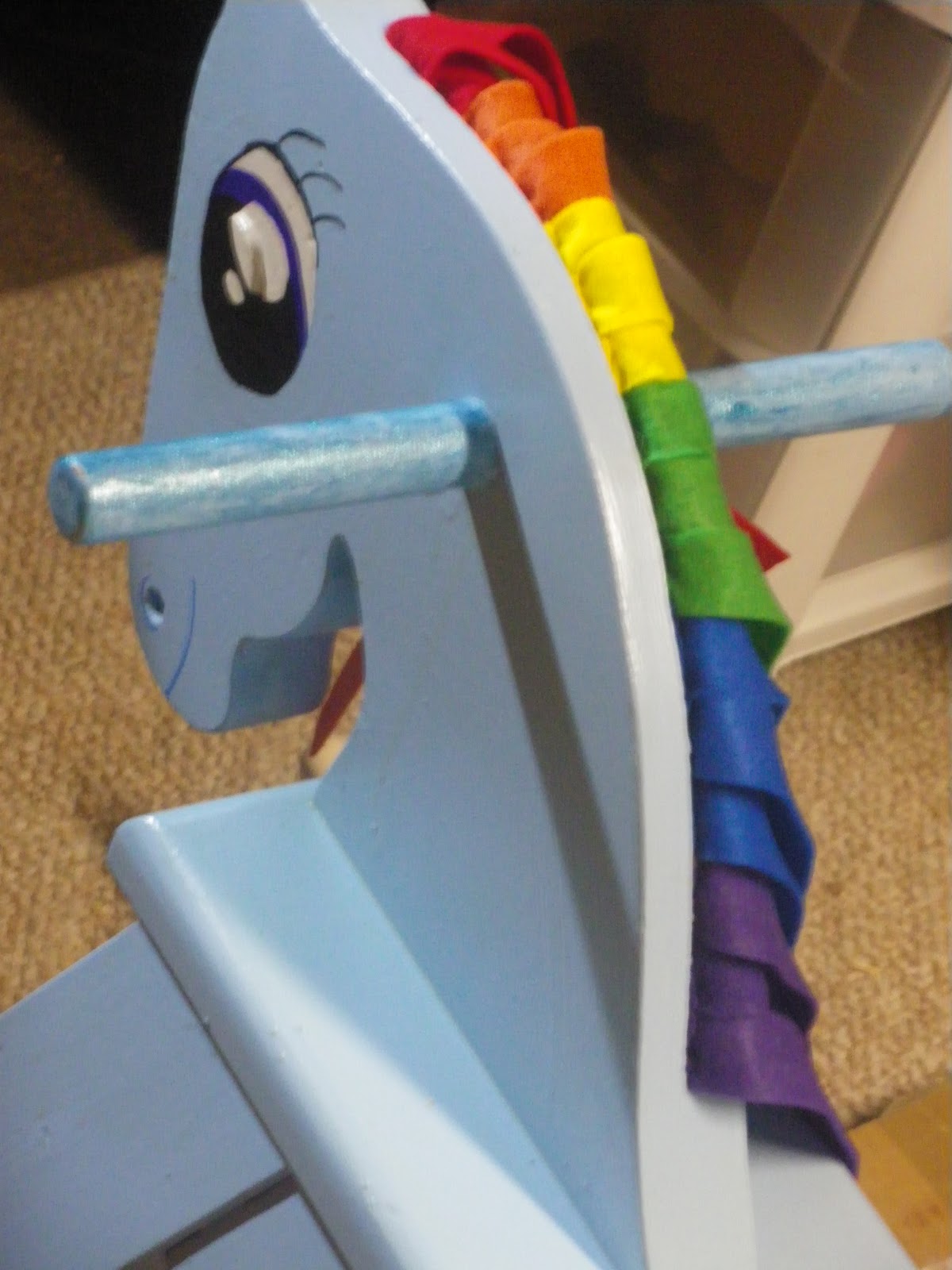 Rocking Horse Makeover: My Little Pony Style