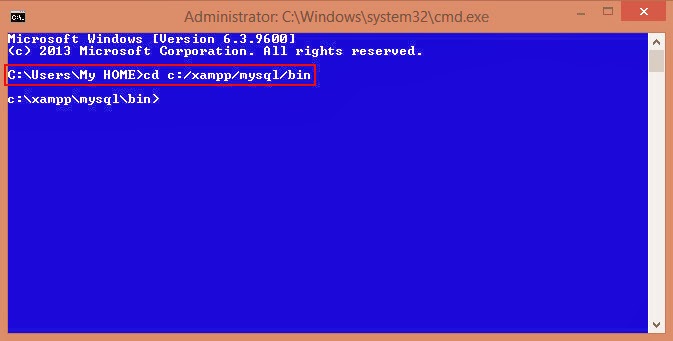 Mengaktifkan MySQL di XAMPP Melalui CMD (Command Prompt) - AIDIMITRA