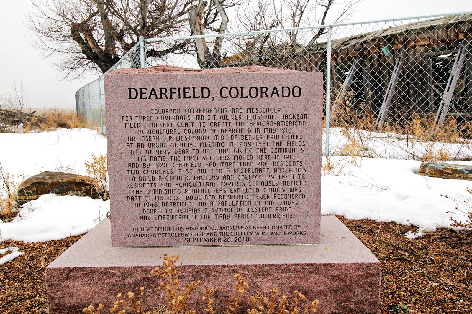 Uncharted Sights: Dear, Oh Dearfield