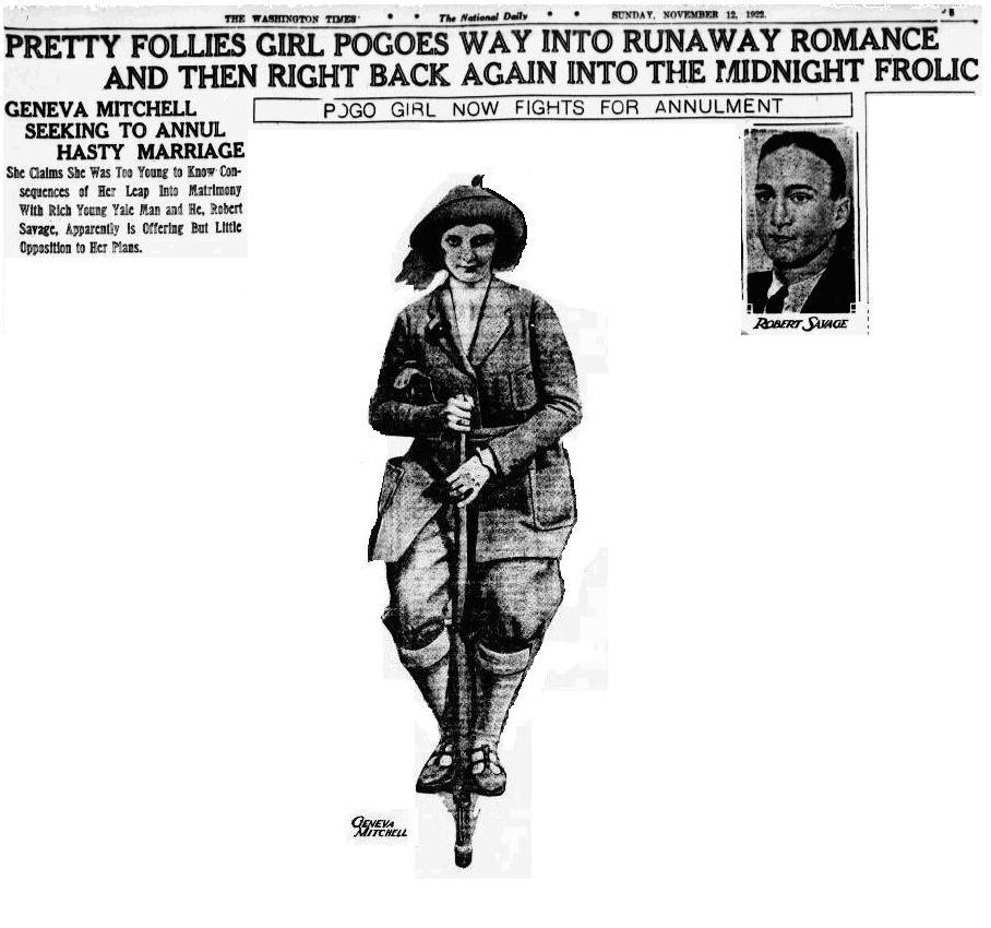 Early Sports and Pop Culture History Blog: Hopping Stilts and Chorus ...